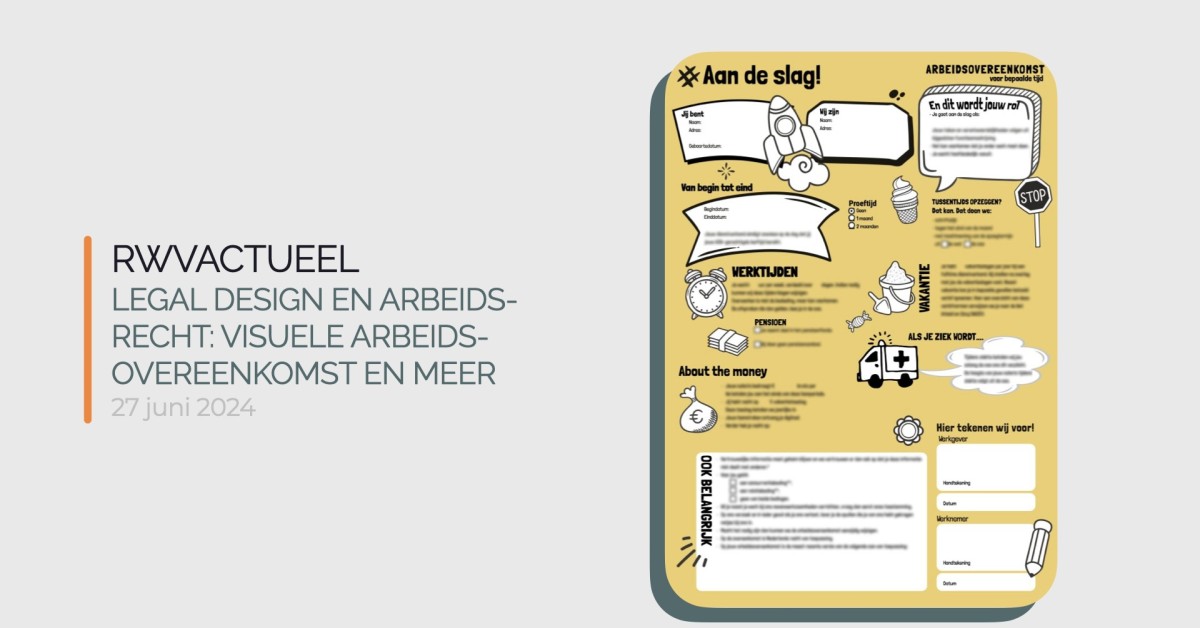 RWVActueel | Visuele arbeidsovereenkomst en meer | RWV Advocaten
