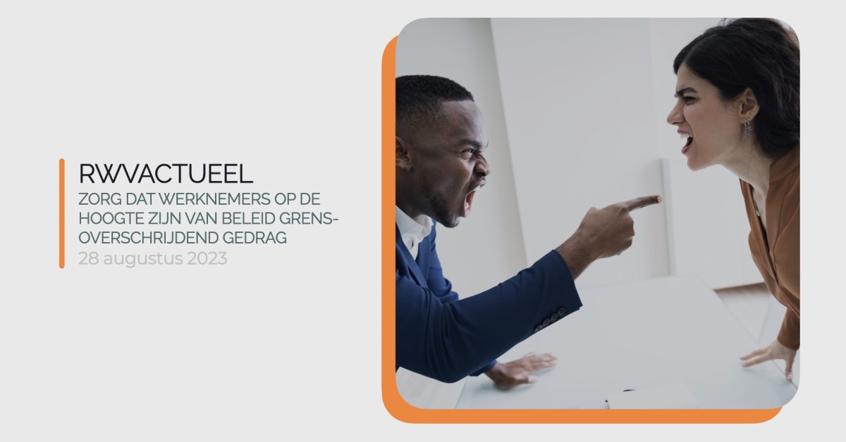 RWVActueel | Beleid grensoverschrijdend gedrag | RWV Advocaten